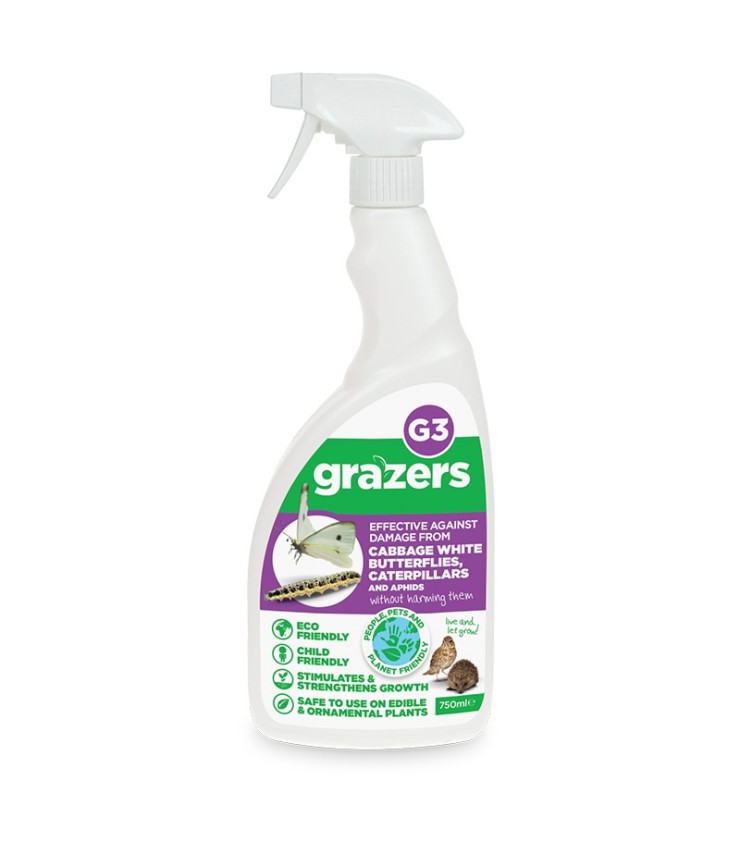 Grazers G3 - Butterfly, Caterpillar & Aphid Treatment - 750ml (Ready to ...